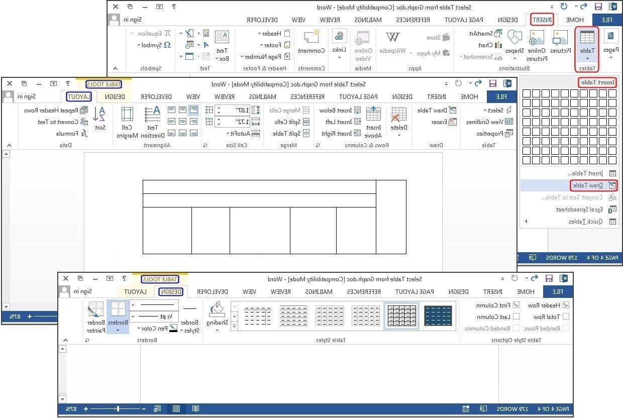 Comment créer facilement des tableaux dans Microsoft Word
